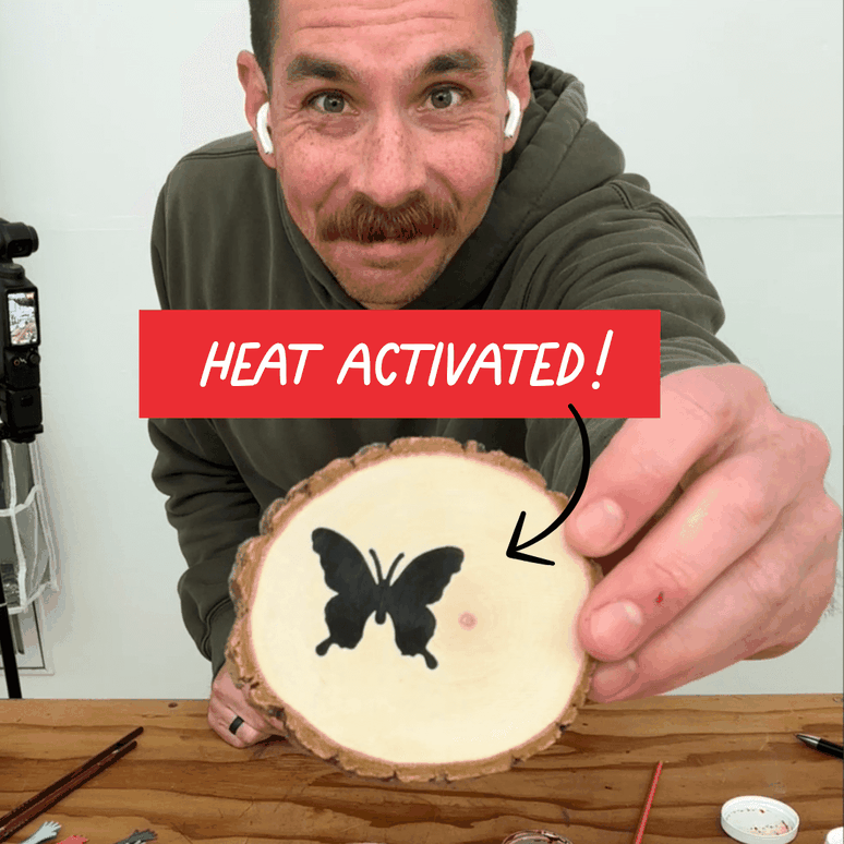 Scorch Paint - Heat Activated Craft Paint That Burns - Scorch Marker