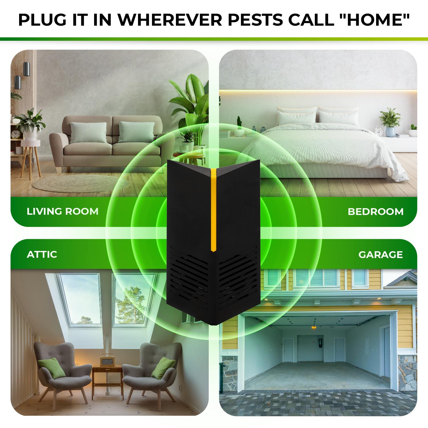 Smart Rodent Repellent Gets Rid of Rats, Mice & Pests In 7 Days ...