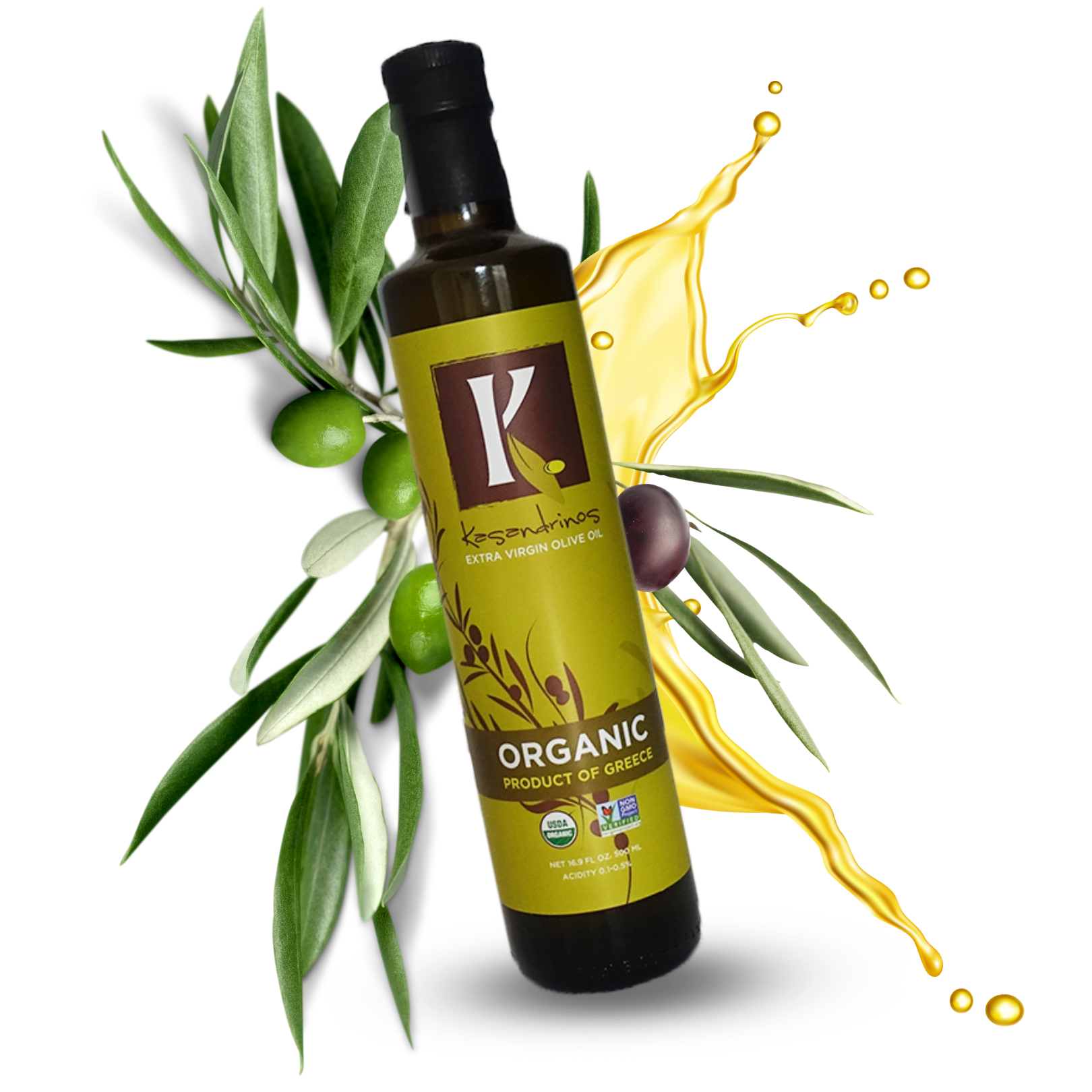 250ml Organic Kasandrinos EVOO