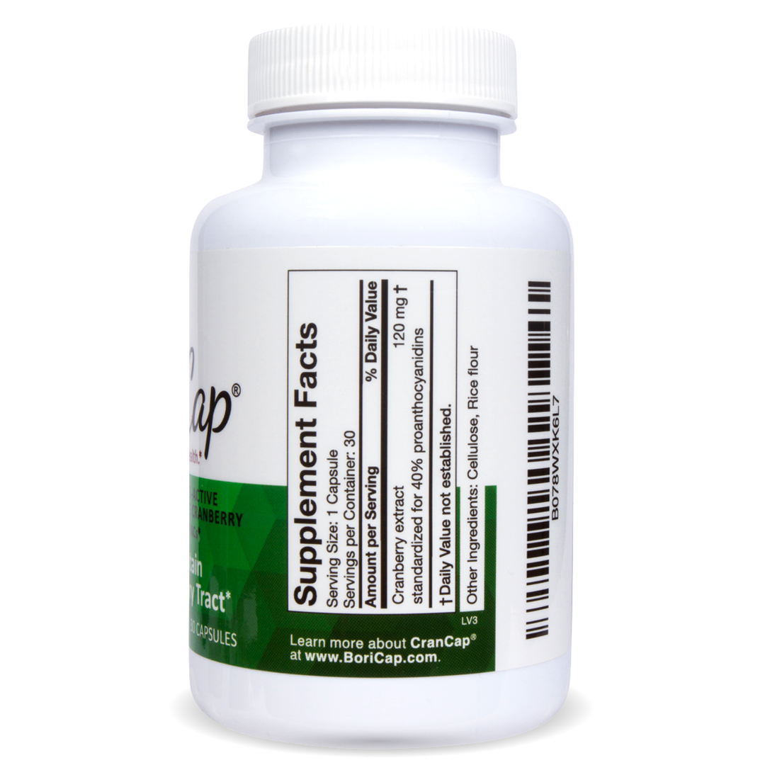 CranCap Cranberry Supplement & UTI Remedy | BoriCap