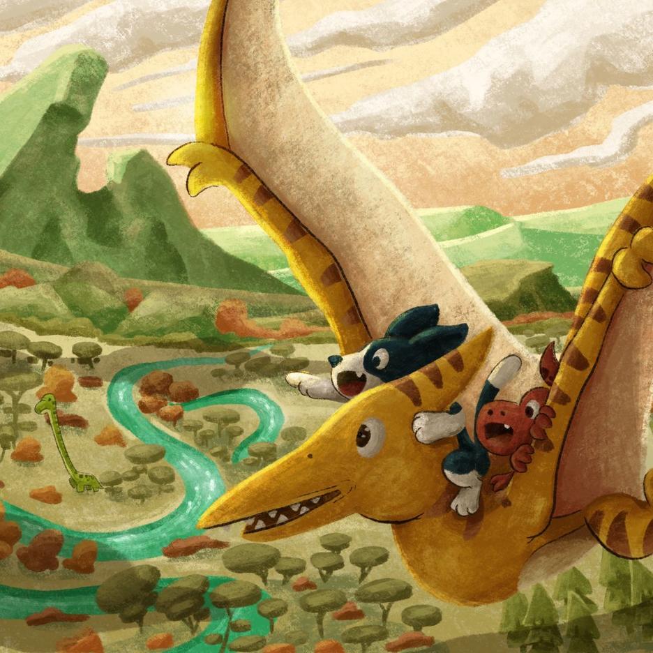 The Adventures of Cranpup: The Cranasaurus & The T-Rex