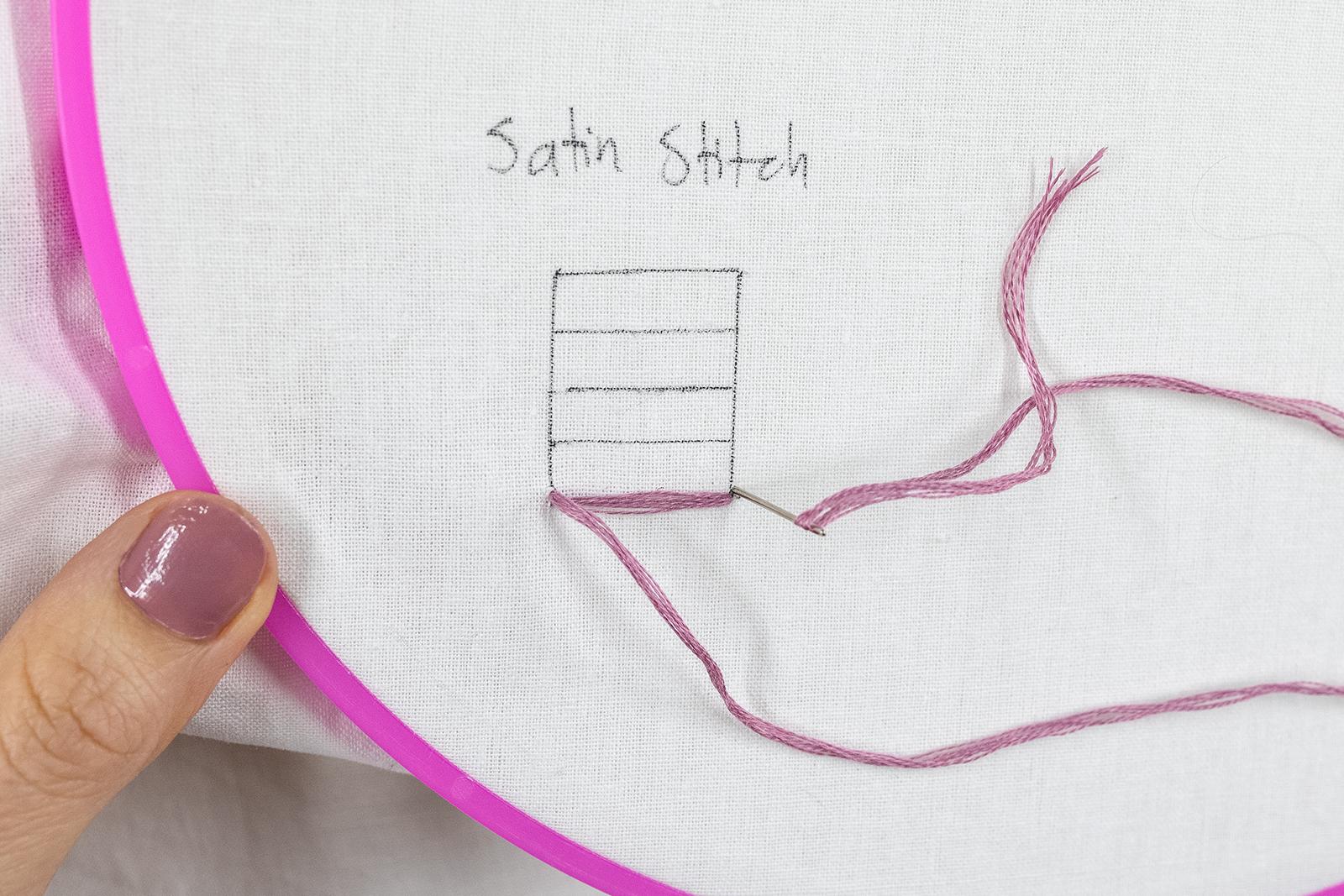 Satin Stitch - Learn How to Do This Modern Embroidery Technique ...