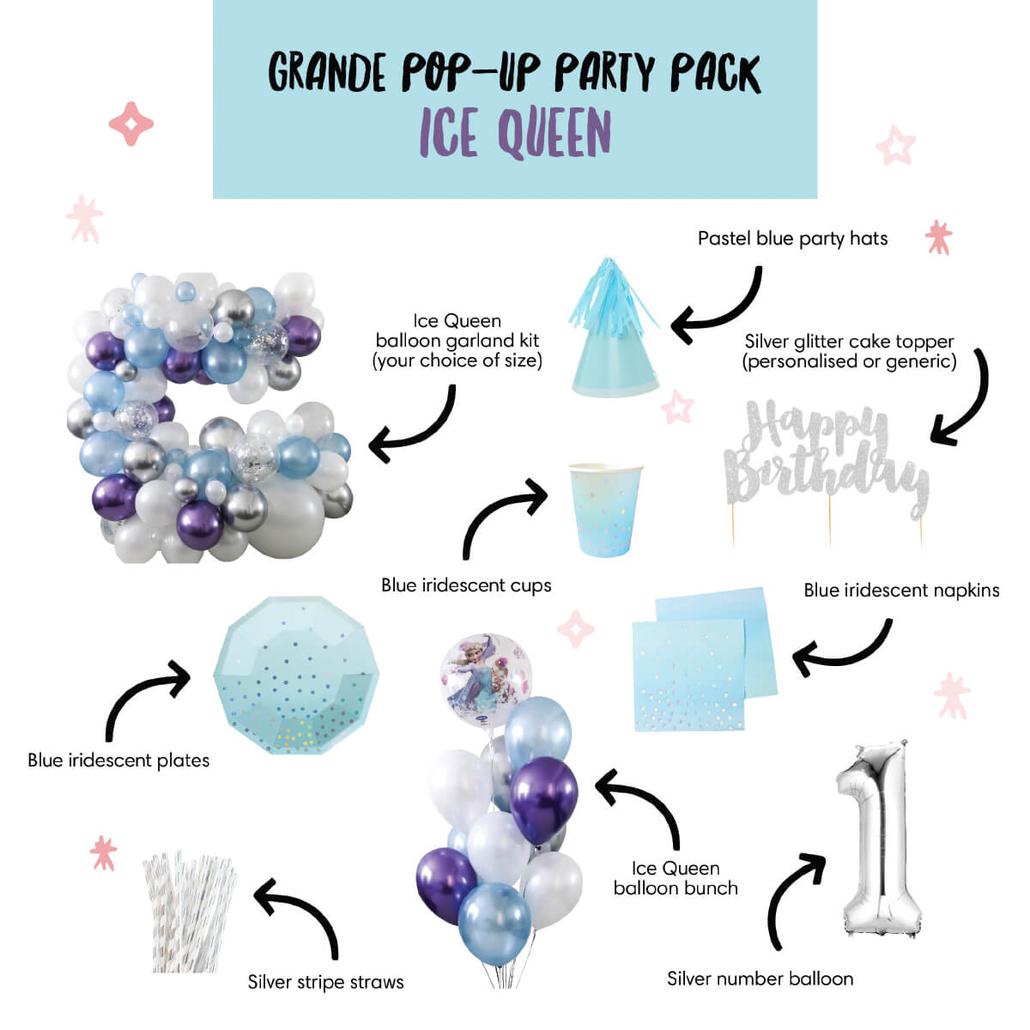 "Ice Queen" DIY Balloon Garland Kit – The Pop-Up Party Co.