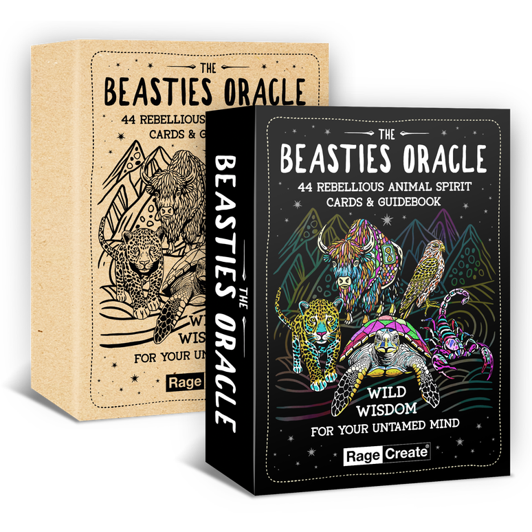 Animal Spirit Oracle Cards | The Beasties Oracle Deck 44 Cards