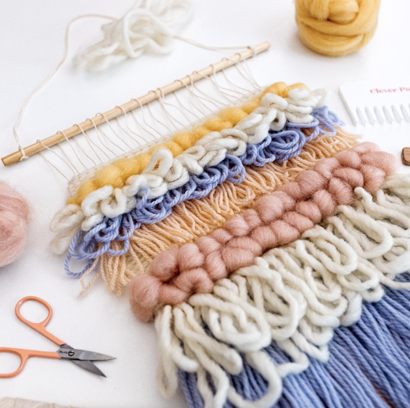 Rya Knots - Learn This Woven Wall Hanging Technique – Clever Poppy