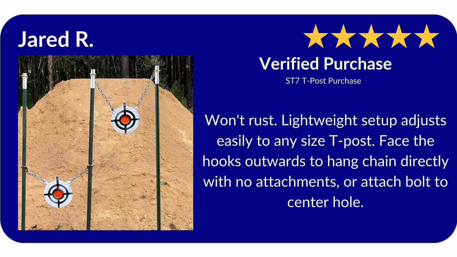 ST7 T Post Hooks Pair 🎯