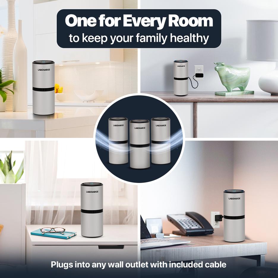 Pearl Silver Ionic Air Purifier – Lab Charge LLC