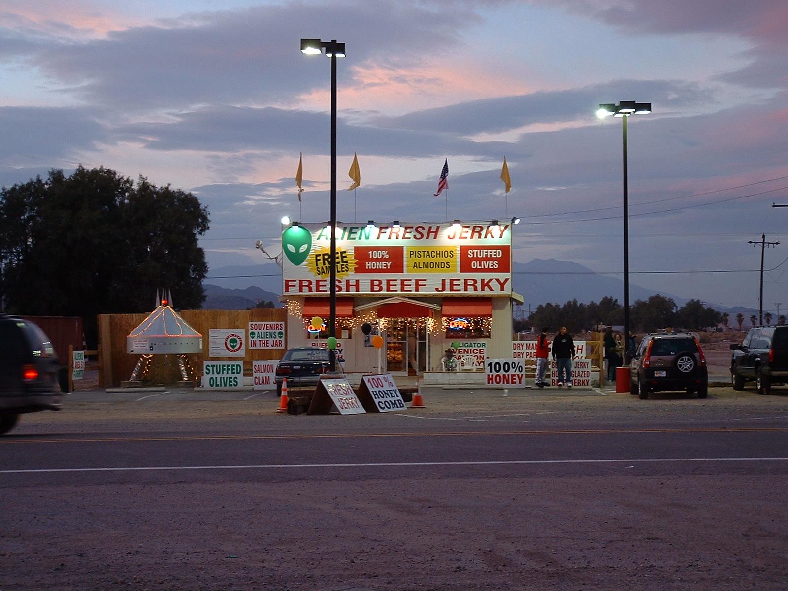 About Alien Fresh Jerky | Novelty Jerky Store | Baker, CA