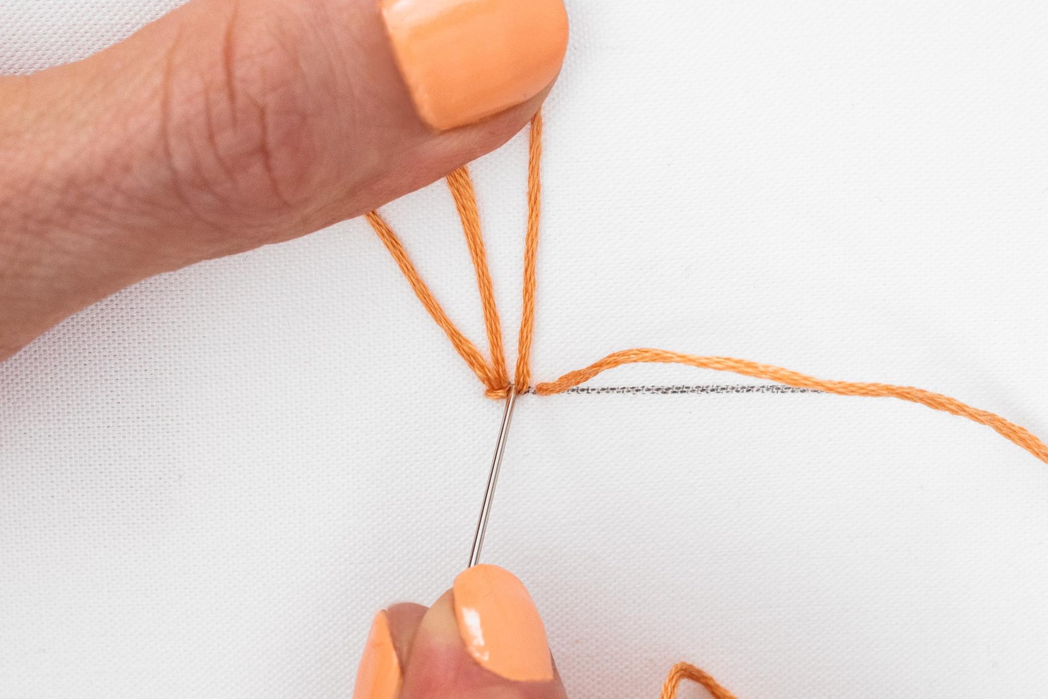 Turkey Stitch - Learn This Modern Embroidery Technique - Clever Poppy