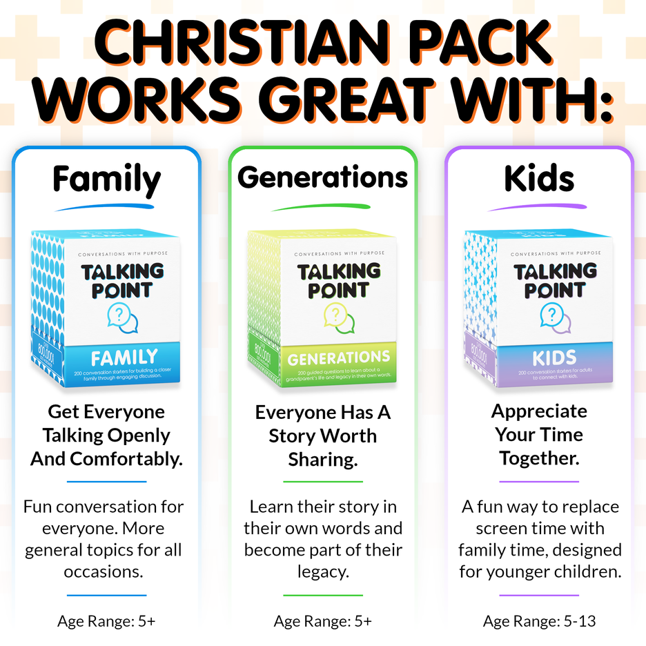 CHRISTIAN Pack – Talking Point Cards