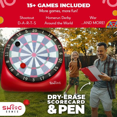 Giant Kick Darts Game - Over 15+ Games Included