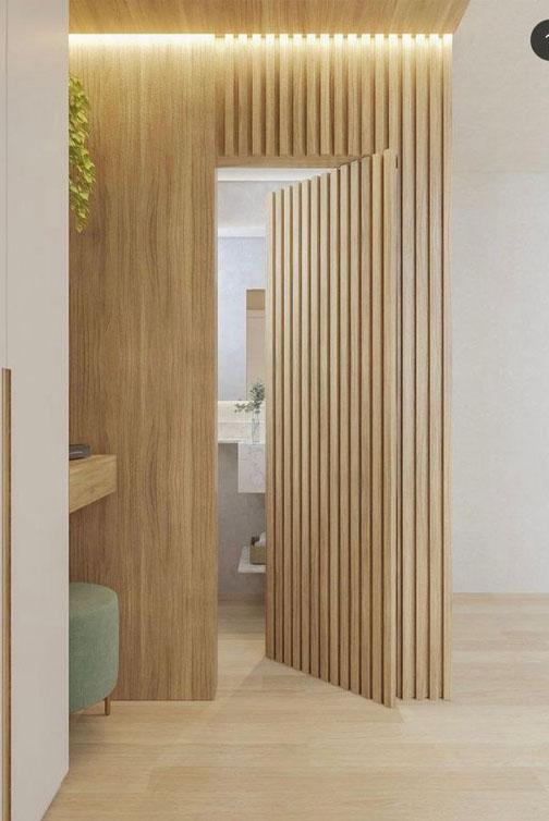 Season's Trend: Slatted Doors in Invisible Execution