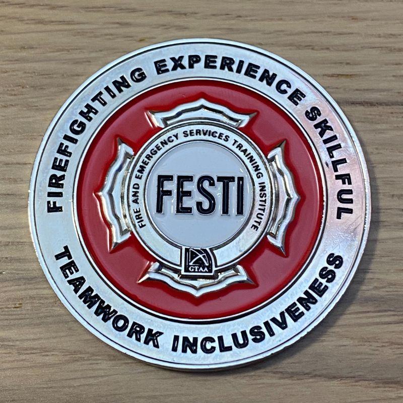 Custom Firefighter Challenge Coins - Strike Your Coin