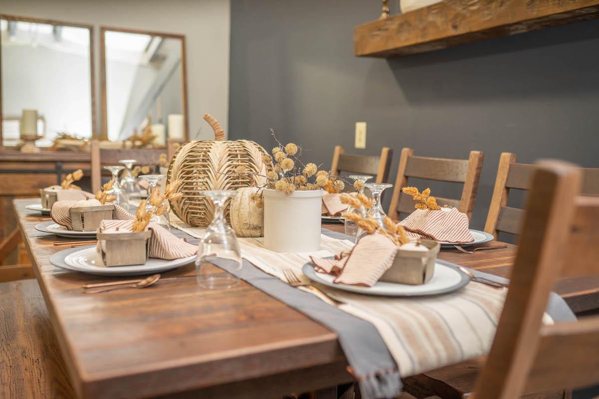 Neutral Fall Tablescape Inspiration | Blog | Rustic Red Door