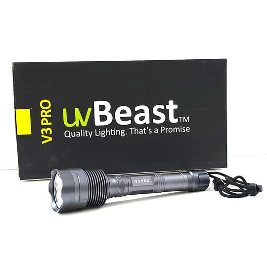uvBeast NEW V3 PRO 385-395nm Black Light UV Flashlight – HIGH DEFINITI